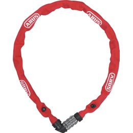 Kettenschloss Abus "1200/60 web", rot, Sicherheitsschl&ouml;sserB:6cm L:30cm, Stahl, B:6cm L:30cm