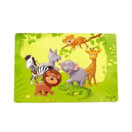 Ritzenhoff & Breker Platzset RITZENHOFF & BREKER "Platzmatte Dschungeltiere 30 x 45 cm bunt", bunt, Platzsets