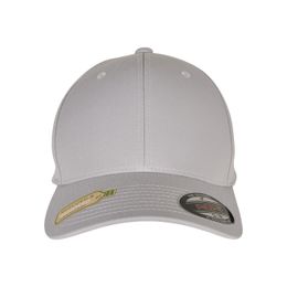 Flex Cap Flexfit "Flexfit Accessoires Flexfit Recycled Polyester Cap", Gr. S/M, silber, 97% Polyester (Recycelt), 3% Elasthan, unifarben, Caps