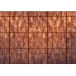 Vliestapete Komar "Digitaldruck Vlies - Erosion - Gr&ouml;&szlig;e 400 x 280 cm", braun (braun, wei&szlig;), B:400m L:280m, Vlies, Tapeten, Wohnzimmer, Schlafzimmer