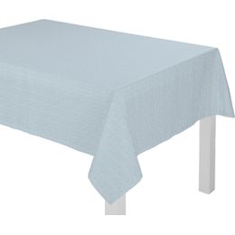 Tischdecke WIRTH "Berwick" Gr. 5, blau, B:220cm L:130cm, Baumwolle, Polyester, Tischdecken, Tischdecke