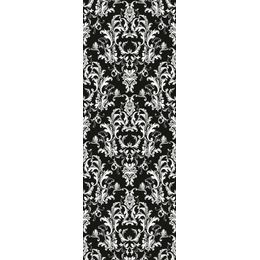 Vinyltapete queence "Marla", schwarz, B:0,9m L:2,5m, Vinyl, Tapeten, 90x250cm, selbstklebend, kinderleichte Anbringung,, Sticker