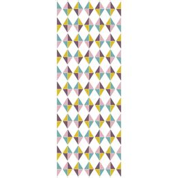 Vinyltapete queence "Jocelyn", bunt, B:0,9m L:2,5m, Vinyl, Tapeten, 90x250cm, selbstklebend, kinderleichte Anbringung,, Sticker