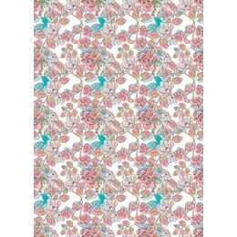 Vliestapete Komar "Digitaldruck Vlies - Cinderella Blossom - Gr&ouml;&szlig;e 200 x 280 cm", bunt, B:200m L:280m, Vlies, Tapeten, Kinderzimmer