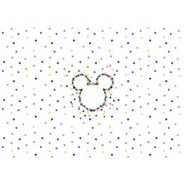 Vliestapete Komar "Digitaldruck Vlies - Mickey Heads-Up - Gr&ouml;&szlig;e 400 x 280 cm", bunt, B:400m L:280m, Vlies, Tapeten, Kinderzimmer