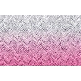 Vliestapete Komar, rosa, B:4m L:2,5m, Vlies, Tapeten, (Breite x H&ouml;he), Vliestapete, 100 cm Bahnbreite