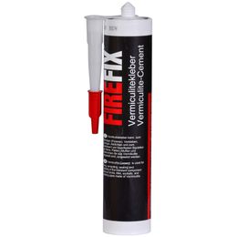 Klebstoff FIREFIX "Schamottekleber", schwarz, Klebstoffe, 310 ml Kartusche