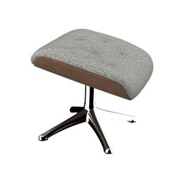 Fu&szlig;hocker FLEXLUX "Volden Beinst&uuml;tze, pflegeleicht, skandinavisches Design, hoher Komfort", grau (sophisto grau), B:44cm H:39cm T:35cm, 100% Polyester, Hocker, Fu&szlig;hocker, f&uuml;r Beinauflage zur besseren Entspannung, robuster Alu Fu&szlig;, Holzrahmen