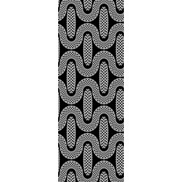 Vinyltapete queence "Feli", schwarz, B:0,9m L:2,5m, Vinyl, Tapeten, 90x250cm, selbstklebend, kinderleichte Anbringung,, Sticker