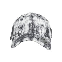 Flex Cap Flexfit "Flexfit Unisex Low Profile Tie Dye Cap", Damen, Gr. onesize, grau, 57% Polyester, 38% Viskose, 5% Elasthan, Caps