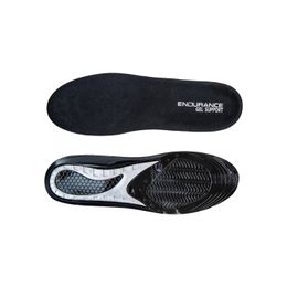 Einlegesohlen Endurance "Gel Support", Damen, Gr. 35-40, schwarz, Einlegesohlen Einlegesohlen, mit integrierten Gel-Pads