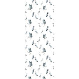 Vinyltapete queence "Nela", wei&szlig;, B:0,9m L:2,5m, Vinyl, Tapeten, 90x250cm, selbstklebend, kinderleichte Anbringung,, Sticker