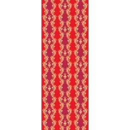 Vinyltapete queence "Anastasia", orange, B:0,9m L:2,5m, Vinyl, Tapeten, 90x250cm, selbstklebend, kinderleichte Anbringung,, Sticker