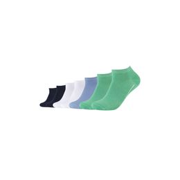 Sneakersocken Camano "Sneakersocken 7er Pack", Herren, Gr. 35/38, bunt (spring bud), 80% Baumwolle 17% Polyamid 3% Elasthan, uni, Socken Sneakersocken