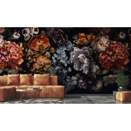Fototapete marburg "Florence", bunt (schwarz, multi), B:2,65m L:3,4m, Vlies, Tapeten, moderne Tapete f&uuml;r Wohnzimmer Schlafzimmer K&uuml;che