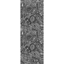 Vinyltapete queence "Remi", grau, B:0,9m L:2,5m, Vinyl, Tapeten, 90x250cm, selbstklebend, kinderleichte Anbringung,, Sticker