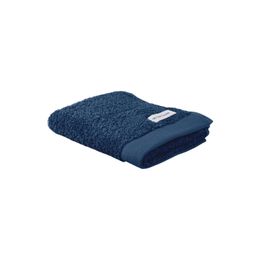 G&auml;stehandtuch Tom Tailor "G&auml;stetuch Color Bath Guest Towel 1er Pack" Gr. S, blau (dunkelblau), B:30cm, Obermaterial: 100% Baumwolle CO., Handt&uuml;cher