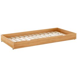 Schubkasten OTTO HOME "Alpi", beige (natur gebeizt, gewachst), B:90cm H:20cm, Massivholz, Schubladen, Schubkasten, passend f&uuml;r das Etagenbett der Serie Alpi, aus massivem Kiefernholz