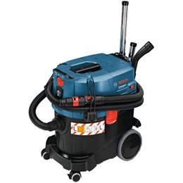 Bosch Professional Nass-Trocken-Sauger "GAS 35 L SFC+", blau (blau, schwarz), B:59cm H:40cm, Mehrzwecksauger