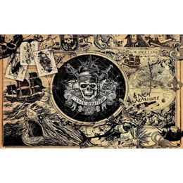 Vliestapete Komar "Digitaldruck Vlies - Pirates of the Caribbean 5 - Gr&ouml;&szlig;e 400 x 250 cm", bunt, B:400m L:250m, Vlies, Tapeten, Kinderzimmer