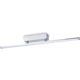 Paco Home Deckenleuchte "DAVE", wei&szlig; (chrom, wei&szlig;), H: 7,5cm, Leuchten, Deckenleuchte