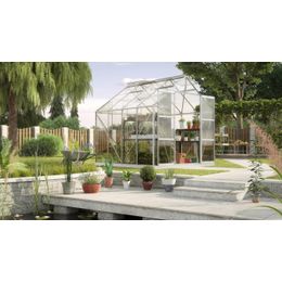 Gew&auml;chshaus Vitavia "Uranus 6700", silber (silberfarben), B:254cm T:254cm, Gew&auml;chsh&auml;user