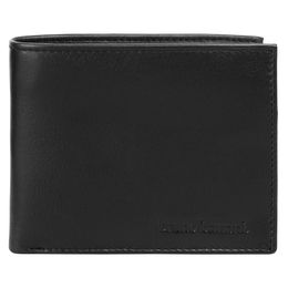 Geldb&ouml;rse Bruno Banani, Damen, schwarz, Leder, unifarben, Kleinlederwaren, echt Leder