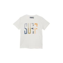T-Shirt Color Kids "T-Shirt COTshirt", Jungen, Gr. 104, wei&szlig; (snow wei&szlig;), Obermaterial: 100% Baumwolle CO., Shirts T-Shirt