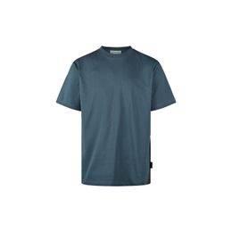 T-Shirt Cleptomanicx "Classic Tee Ligull Classic", Herren, Gr. L, gr&uuml;n, 100% Baumwolle, bestickt, normal, Rundhals, Shirts T-Shirt, mit lockerem Schnitt