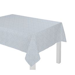 Tischdecke WIRTH "Telfort" Gr. 4, blau, B:190cm L:130cm, Baumwolle, Polyester, Tischdecken, Tischdecke