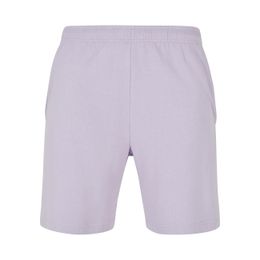 Stoffhose Urban Classics "Urban Classics Herren New Shorts", Herren, Gr. L, US-Gr&ouml;&szlig;en, lila, 100% Baumwolle, unifarben, normal, Hosen Stoffhose