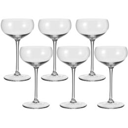 Sektglas Leonardo "CHEERS", transparent (klar), H:18cm &Oslash;:10cm, Kristallglas, Trinkgef&auml;&szlig;e, 315 ml, 6-teilig