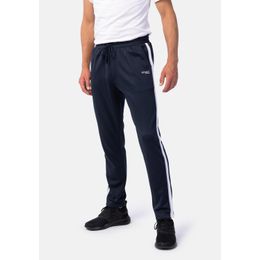 Sporthose HERO by John Medoox "Baumwollqualit&auml;t Sweathose", Herren, Gr. XXL, blau (navy), Sweatware, 55% Polyester, 45% Baumwolle, gerade lang, Hosen Sporthose, Sporthose Regular Fit Sport Sweat f&uuml;r Herren