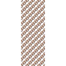 Vinyltapete queence "Iorhieshi", braun (bronze), B:0,9m L:2,5m, Vinyl, Tapeten, 90x250cm, selbstklebend, kinderleichte Anbringung,, Sticker