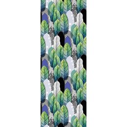 Vinyltapete queence "Levke", bunt, B:0,9m L:2,5m, Vinyl, Tapeten, 90x250cm, selbstklebend, kinderleichte Anbringung,, Sticker