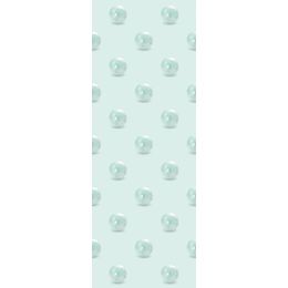 Vinyltapete queence "B&uuml;rki", blau (hellblau), B:0,9m L:2,5m, Vinyl, Tapeten, 90x250cm, selbstklebend, kinderleichte Anbringung,, Sticker