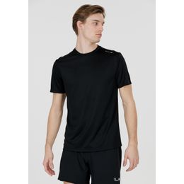 Funktionsshirt ELITE LAB "Team", Herren, Gr. M, schwarz, 100% Polyester, unifarben, normal, Rundhals, Shirts Funktionsshirt, mit Quick Dry-Technologie