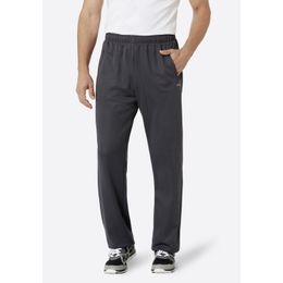 Sporthose Stooker Men "Baumwolle Trainingshose", Herren, Gr. M, grau (anthrazit), angeraute Sweatware, 50% Polyester, 50% Baumwolle, gerade lang, Hosen Sporthose, Regular Fit Sport Baumwolle f&uuml;r Herren