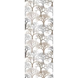 Vinyltapete queence "Shoac", braun, B:0,9m L:2,5m, Vinyl, Tapeten, 90x250cm, selbstklebend, kinderleichte Anbringung,, Sticker