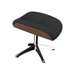 Fu&szlig;hocker FLEXLUX "Clement Beinst&uuml;tze, Hervorragender Komfort. Robustesr Alu Fu&szlig;", grau (dervit grau), B:44cm H:39cm T:35cm, 100% Polyester, Hocker, Fu&szlig;hocker, Beinauflage besseren Entspannung, pflegeleicht, Rahmen in Holzoptik