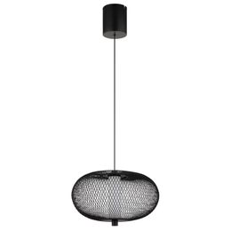 NOWA LED-H&auml;ngeleuchte "ASTARI", schwarz, 1, &Oslash; 35cm H: 150cm, 1 Stk., Leuchten, Pendelleuchte, H&auml;ngeleuchte, Geflecht, Esstisch, Wohnbereich