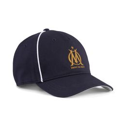Flex Cap Puma "Olympique de Marseille KING Cap Erwachsene", Gr. onesize, grau (galactic gray), Obermaterial: 100% Baumwolle. Futter Vorderteil: 100% Baumwolle. Unter Schirm: 100% Baumwolle, unifarben, Caps