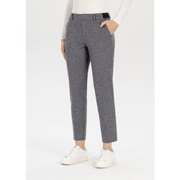 Stoffhose Stehmann, Damen, Gr. 34, N-Gr, grau (anthrazit m), Obermaterial: 65% Polyester, 30% Viskose, 5% Elasthan, meliert, regular fit kn&ouml;chelfrei, Hosen Stoffhose, Sommerhose mit Taschen