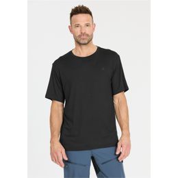 T-Shirt WHISTLER "Tuloni", Herren, Gr. 4XL, schwarz, 55% Polyester, 37% Polyester, 8% Elasthan, unifarben, normal, Rundhals, Shirts T-Shirt, Komfort
