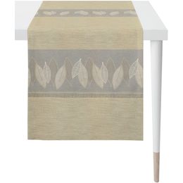 Tischl&auml;ufer Apelt "2719 LOFT STYLE, Jacquard", bunt (beige, natur, grau), B:44cm L:140cm, Baumwolle, Polyacryl, Polyester, Viskose, Tischdecken