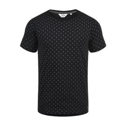 !Solid Rundhalsshirt SOLID "Rundhalsshirt SDAaron", Herren, Gr. L, schwarz, Obermaterial: 60% Baumwolle CO. 40% Polyester PES., Shirts Rundhalsshirt