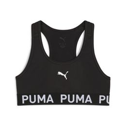Sport-BH Puma "Puma STRONG BH M&auml;dchen", M&auml;dchen, Gr. 116, N-Gr, schwarz, Obermaterial: 85% Polyester, 15% Elasthan. Hinterer Einsatz: 94% Polyester, 6% Elasthan. Oberer Bund: 8% Elasthan, 92% Polyester, eng, BHs Sport-BH