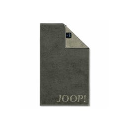 JOOP! G&auml;stehandtuch JOOP "G&auml;stetuch J Joop Contour 1er Pack" Gr. S, gr&uuml;n (oliv), B:30cm, Obermaterial: 100% Baumwolle CO., Handt&uuml;cher