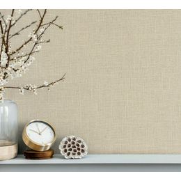 Vliestapete marburg "Tapete Lost Linen", beige (dunkelbeige), B:0,53m H:0,01m L:10,05m, Vlies, Tapeten, moderne Vliestapete f&uuml;r Wohnzimmer Schlafzimmer K&uuml;che