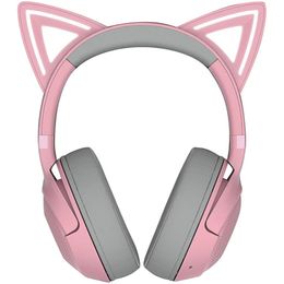 Razer Bluetooth-Kopfh&ouml;rer "Kraken Kitty V2 BT", rosa, B:8,9cm H:18,9cm T:20,9cm, Kopfh&ouml;rer